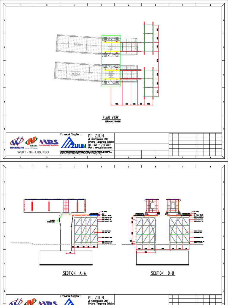 Shoring - Sliding Pot Bearing LRT Velodrome | PDF