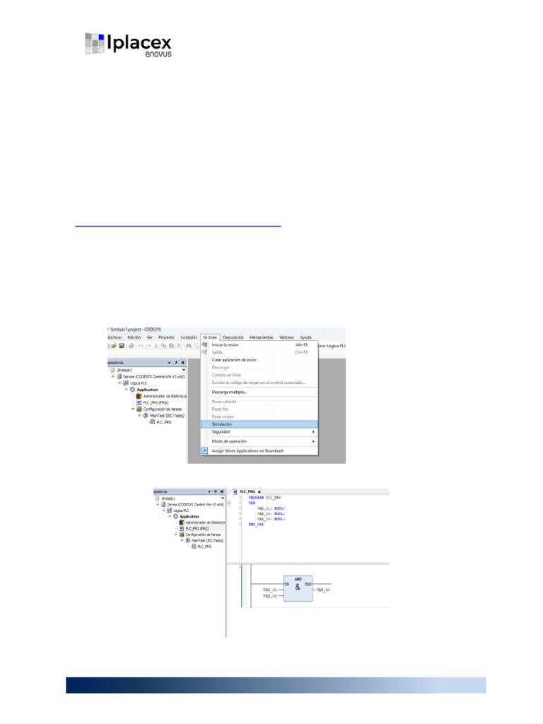 COMP - II-3 Tutorial Vinculacion Codesys Factory IO | PDF | Software | Informática