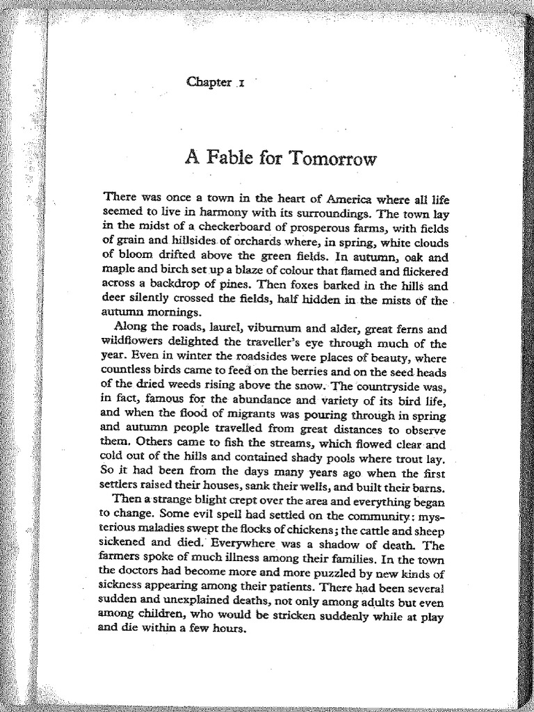 A Fable For Tomorrow | PDF
