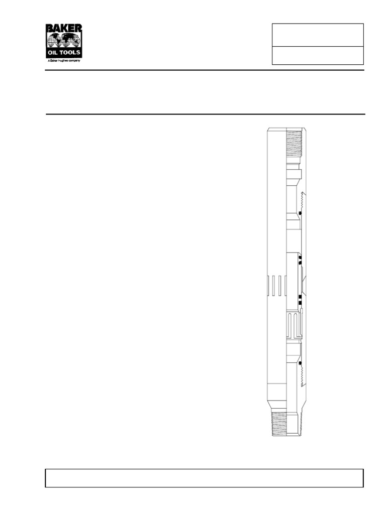 Model L Sliding Sleeve Overview | PDF | Pipe (Fluid Conveyance ...