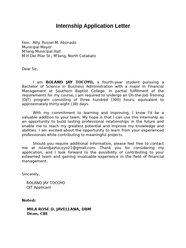 APPLICATION-LETTER-1 Docx Bak | PDF