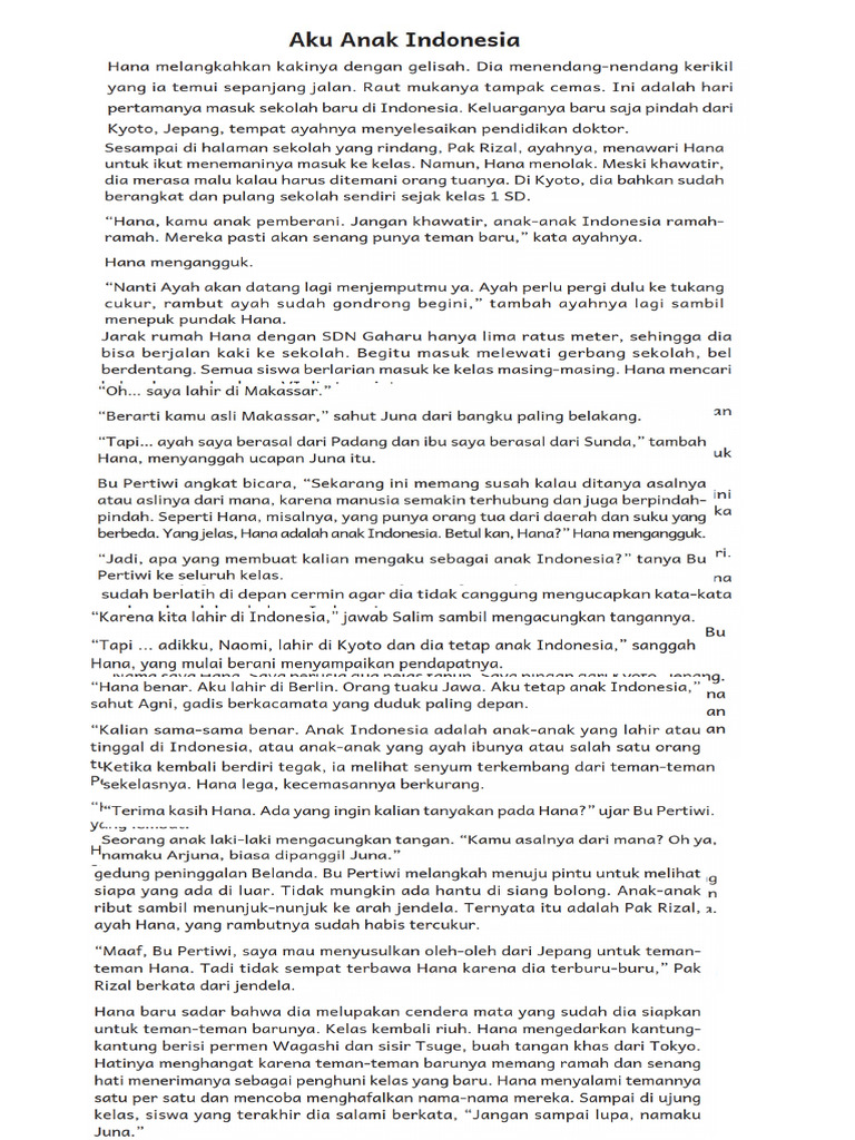 Aku Anak Indonesia | PDF