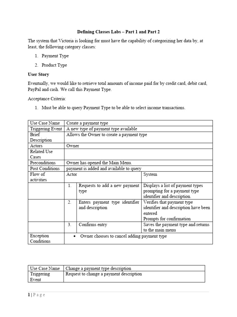 Defining Classes Lab - Bakery | PDF | Payments | Credit Card