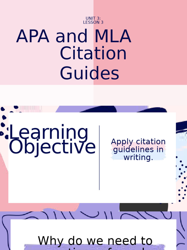 Apa and Mla Citation | PDF