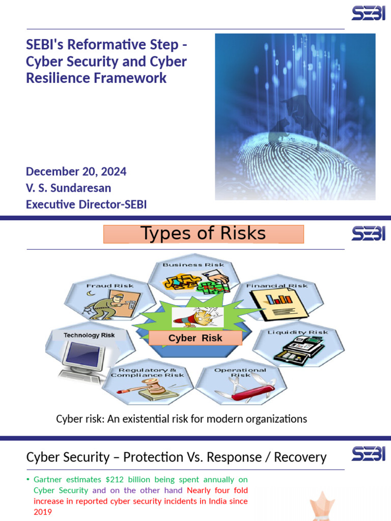 SEBI Cyber Security Resilience Framework | PDF | Security | Computer Security