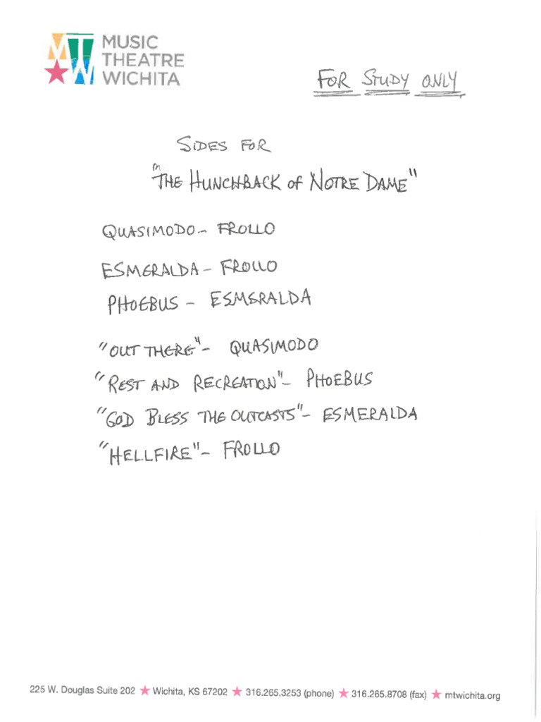 Hunchback Sides | PDF