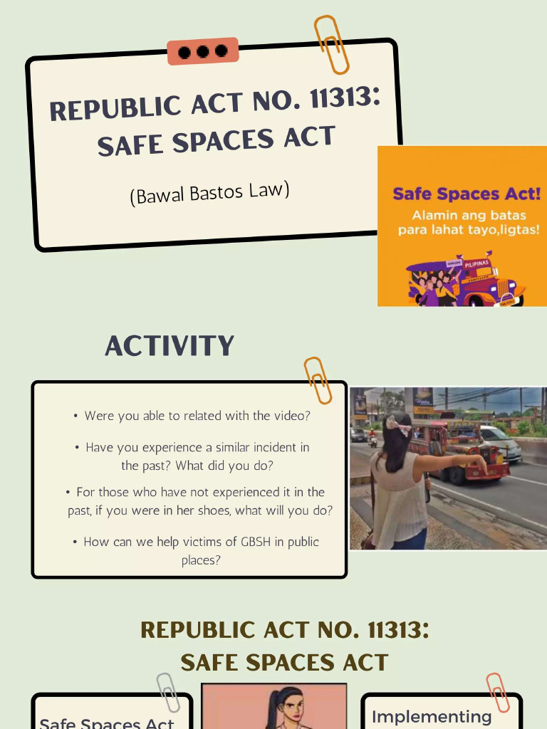 Safe Space Act | PDF