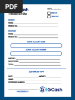 GCash Merchant Application Form v2 | PDF | Privacy | Fee