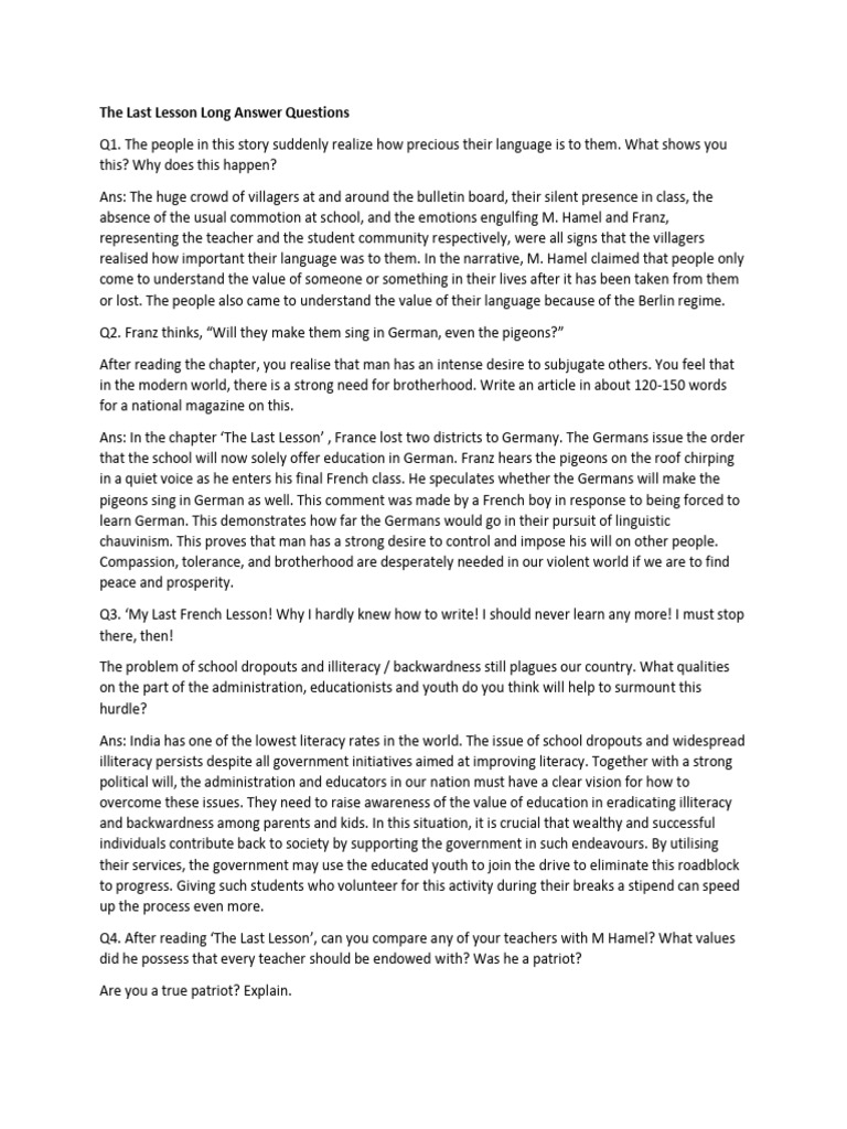 12 Analytical Question and Answer | PDF | Courage | Fear