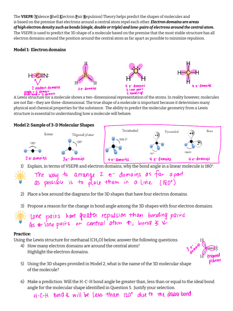 Unit 2 Student Packet 2 of 2 KeY 2024 | PDF | Chemical Polarity ...