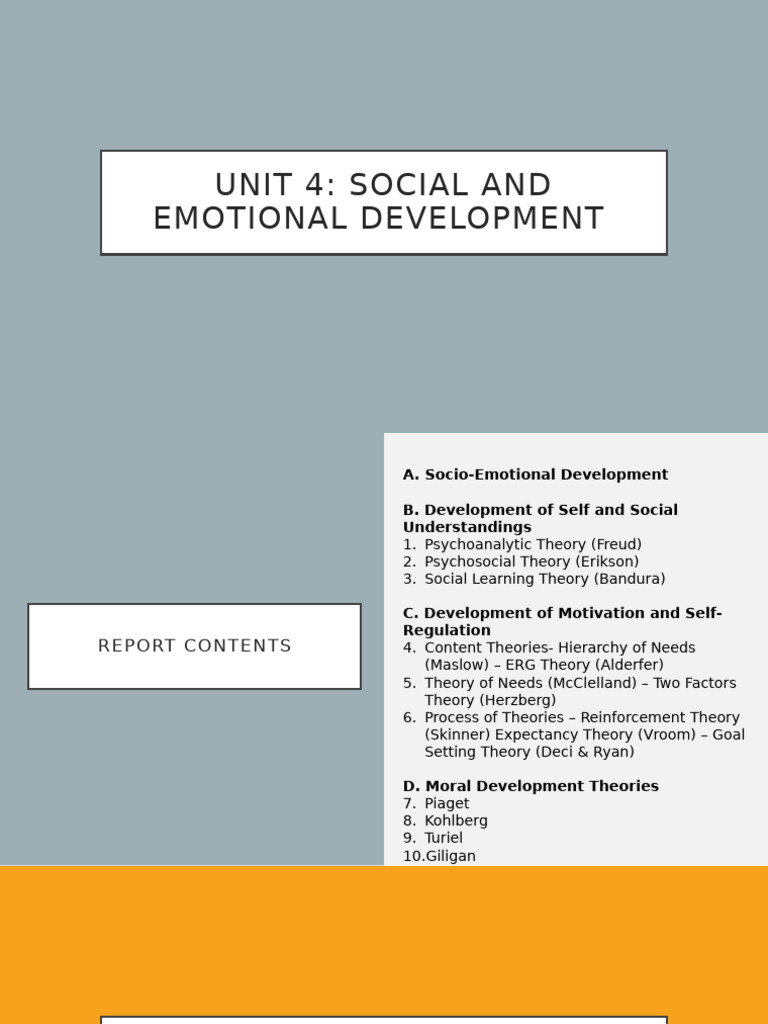 4.social and Emotional Development | PDF | Motivational | Motivation