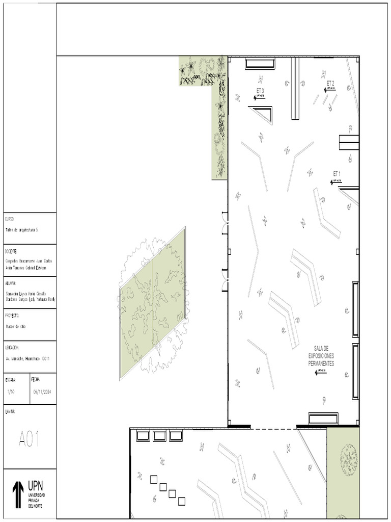 1 en 50 Plano a Detalle_zona Expositiva-layout2 | PDF