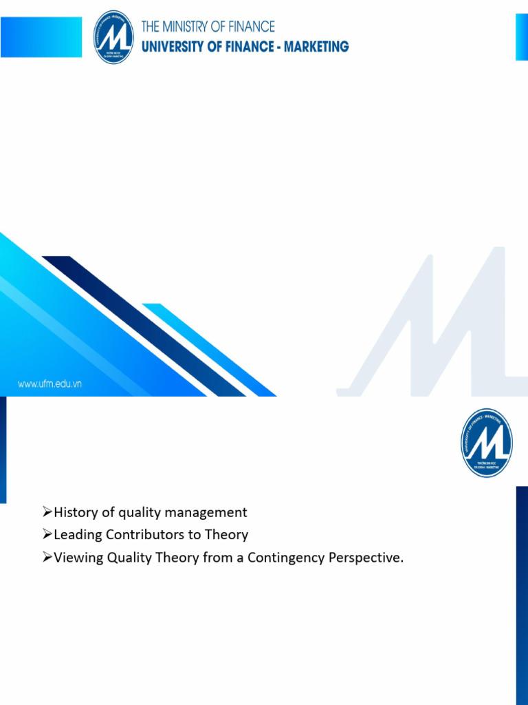 Quality Management Theory Overview | PDF | Evaluation Methods | Systems ...