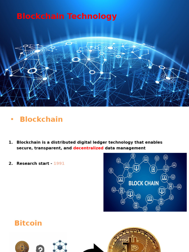 Blockchain Technology Ppt | PDF