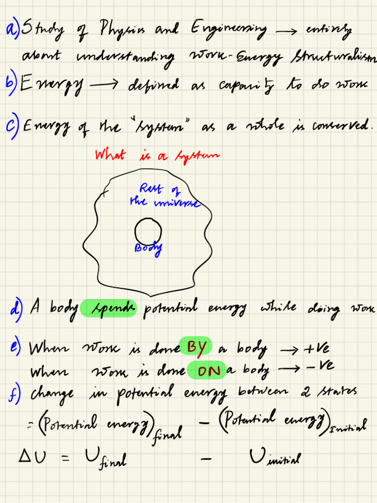 work energy fundamentals | PDF | Physics | Physical Quantities