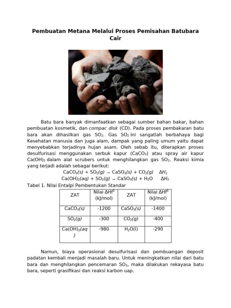 Kimia Kelas XI Tgs Termokimia 2 | PDF