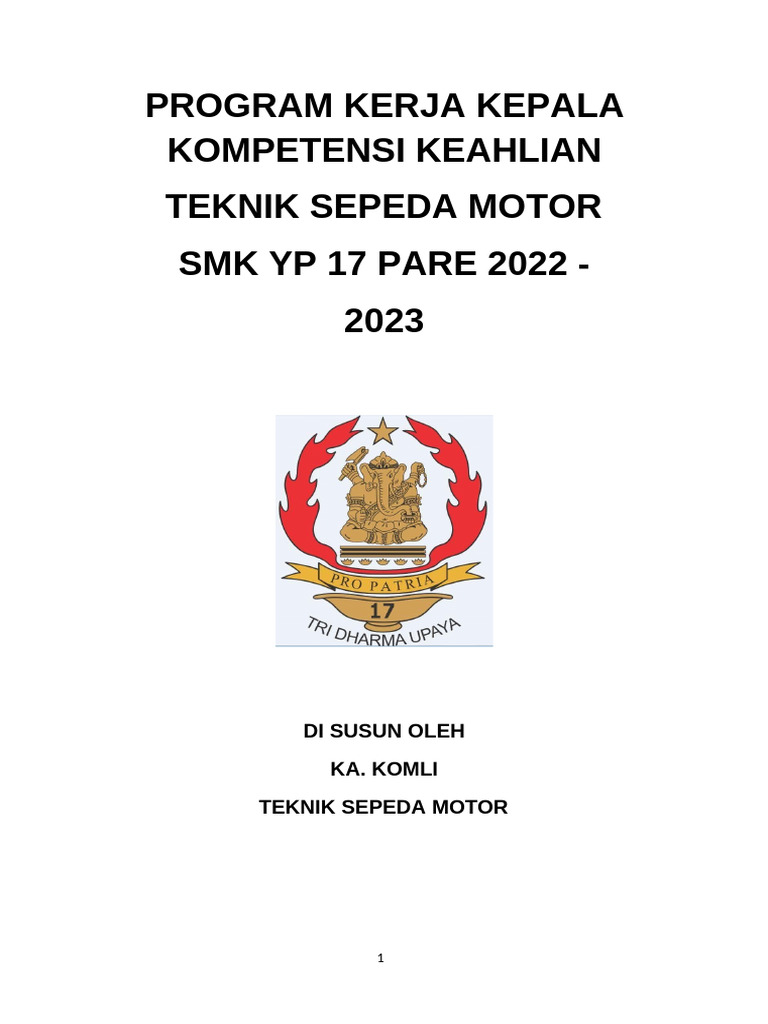 Program Kerja Tsm | PDF