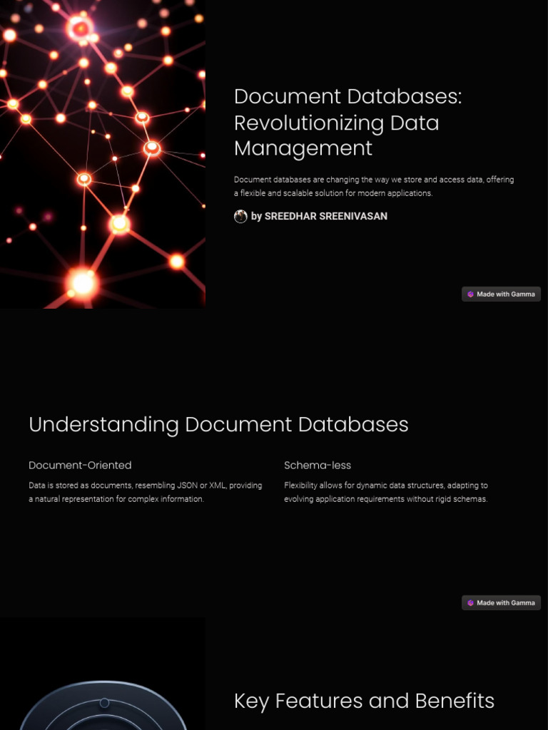 Document Databases Revolutionizing Data Management | PDF | Acid | Database Transaction