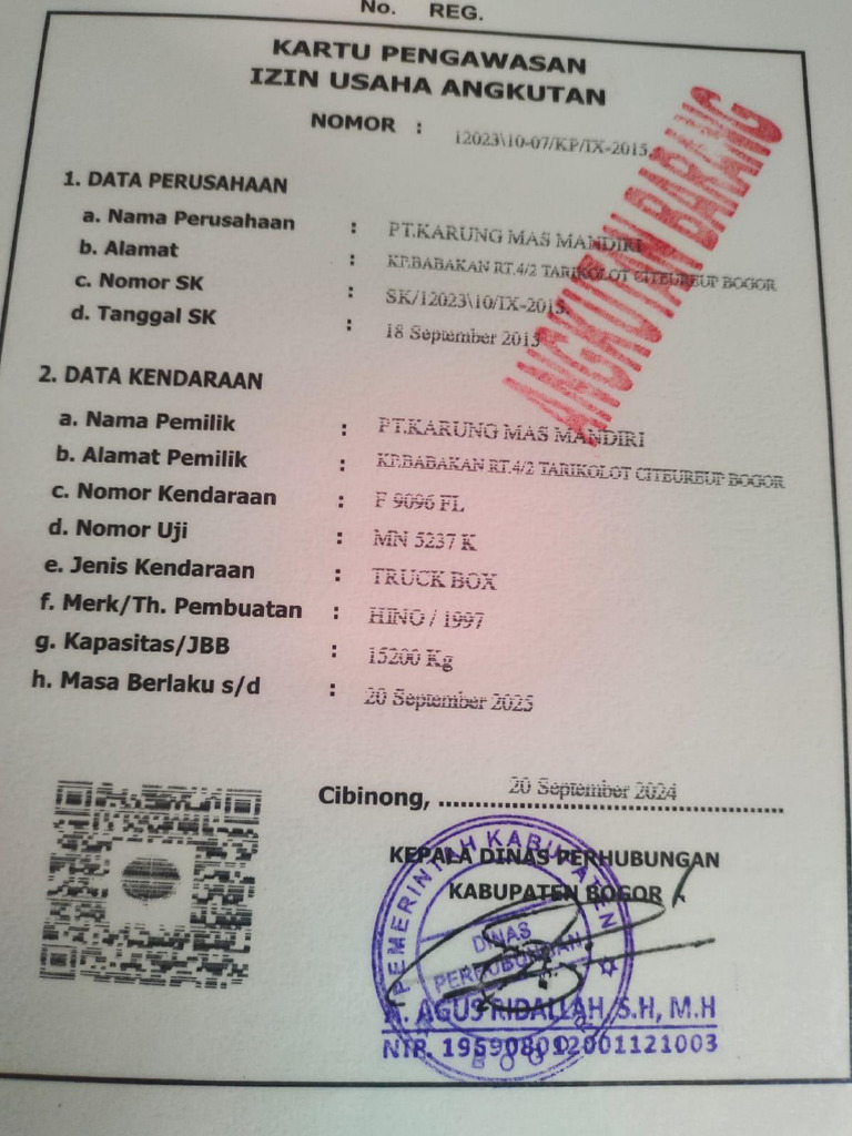 Izin Muat Barang | PDF