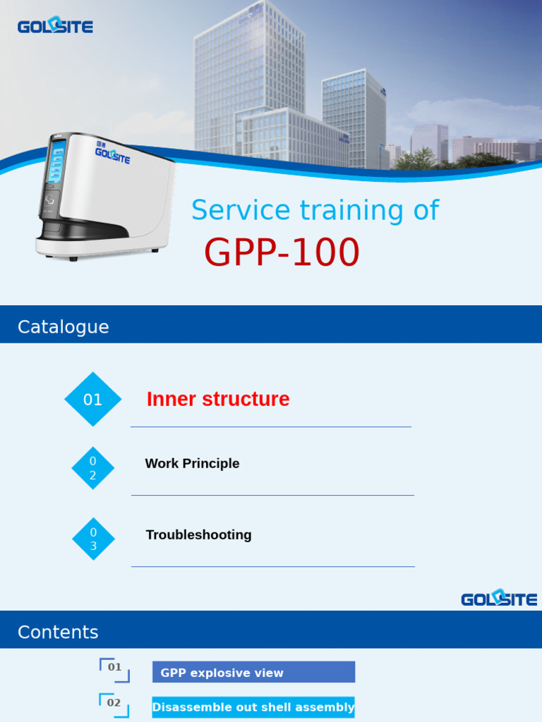 GPP-100 Service Training-V3.1 | PDF | Troubleshooting | Computing