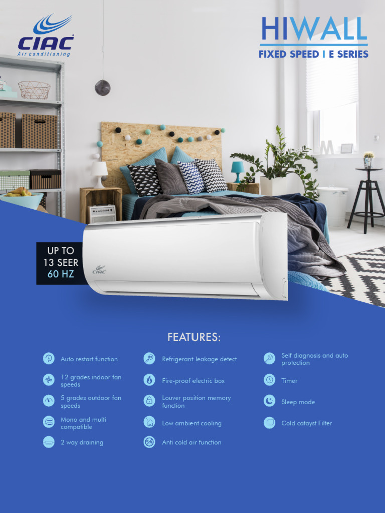 HVAC System Specs for Installers | PDF | Manufactured Goods | Electrical Engineering