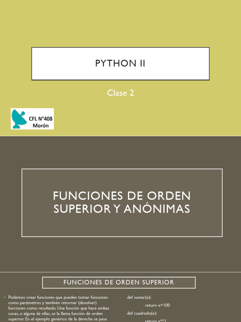 Clase 2aaa | PDF | Python (lenguaje de programación) | Ciencias de la Computación