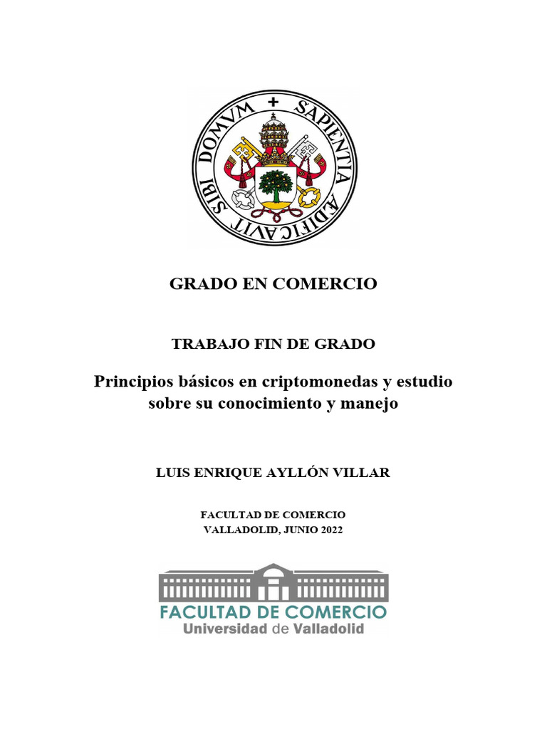 TFG-J-375 | PDF | Criptomoneda | Bitcoin