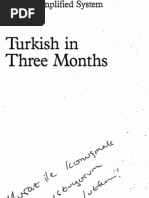 Complete Turkish Beginner To Intermediate Course | PDF