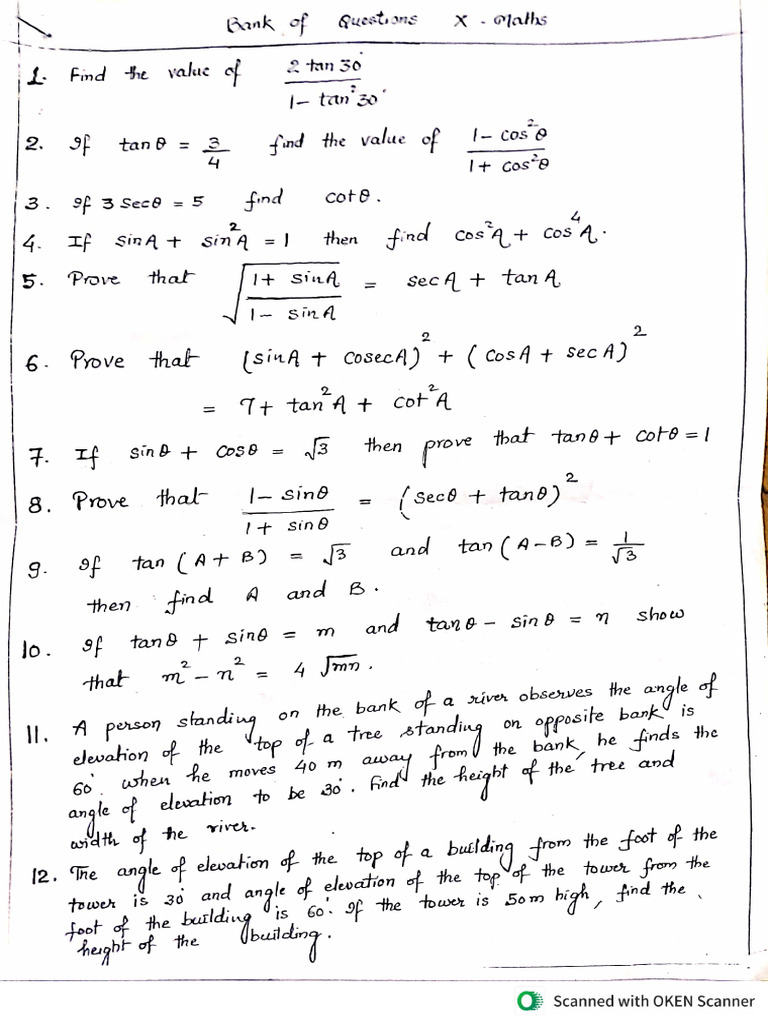 2025 Boards Maths Most Important Questions | PDF