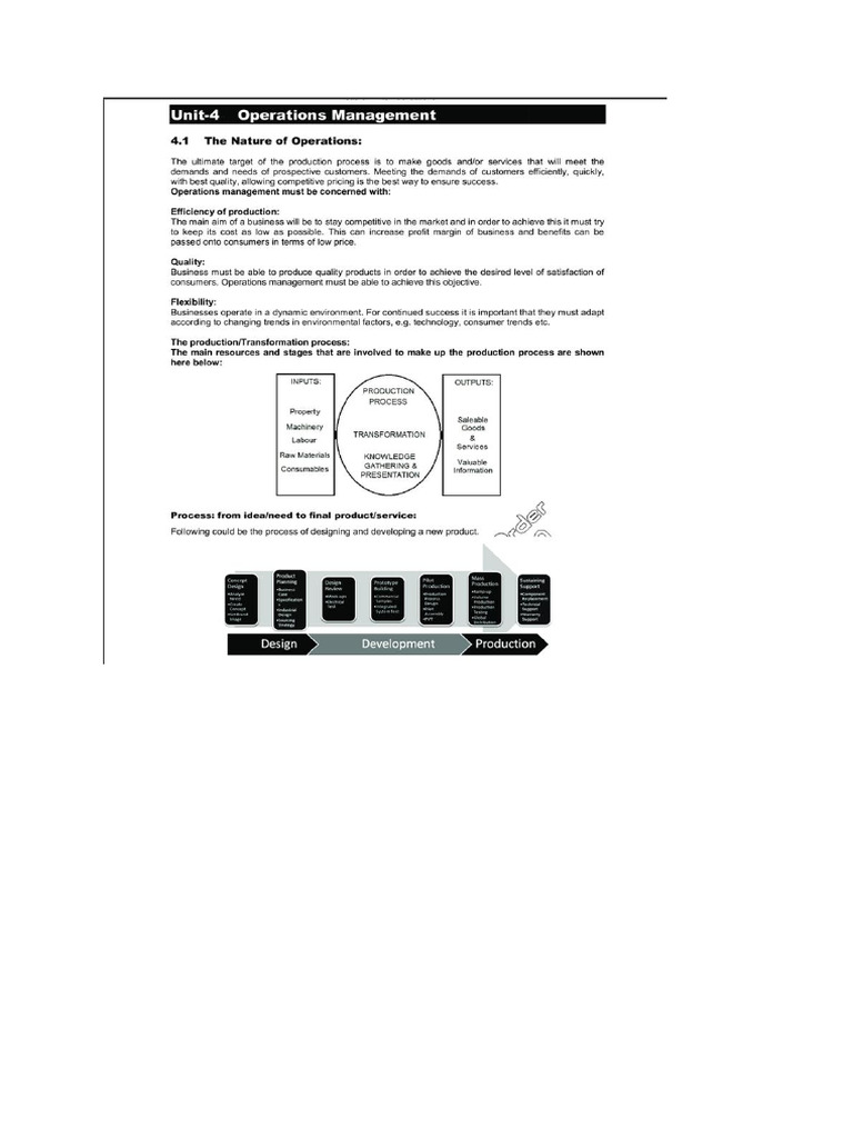 Operationsmanagementnotes Pdf 5515