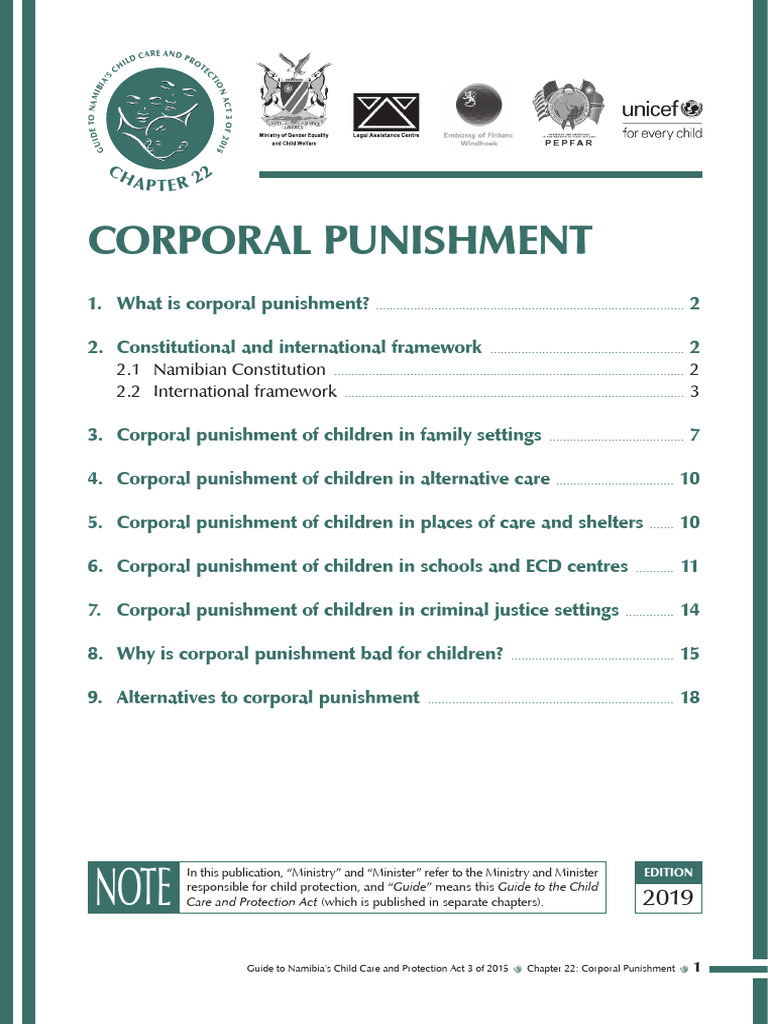 22 Corporal Punishment | PDF | Corporal Punishment In The Home | Human Rights