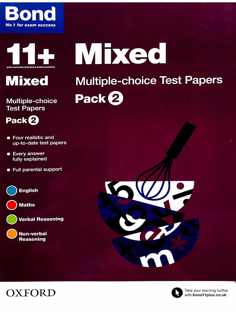 11+ Mixed Multiple - Choice Test Papers Pack 2 (OCR) | PDF