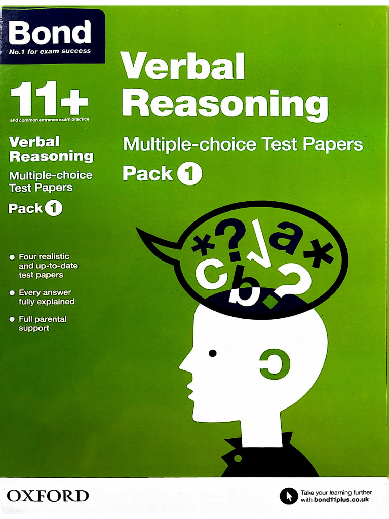 11+ Verbal Reasoning Multiple-Choice Test Papers Pack 1 (OCR) | PDF