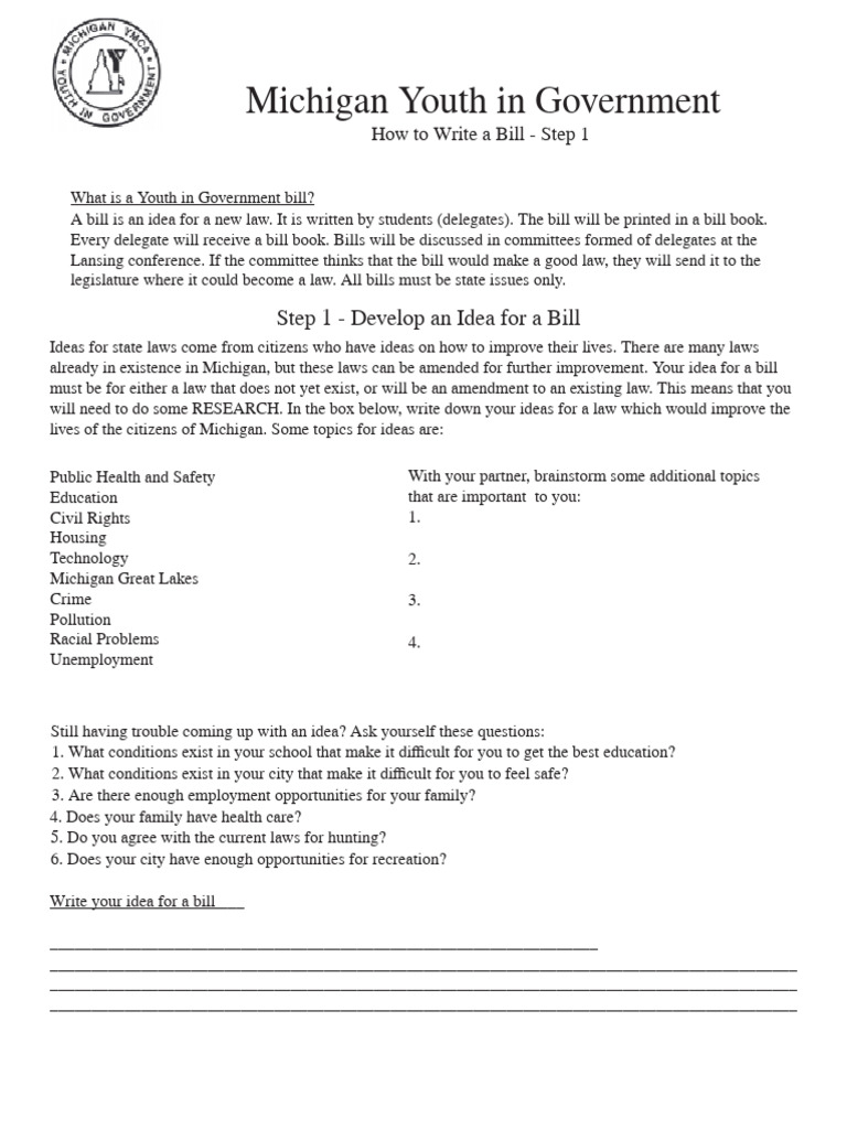 How to Write a Bill | PDF | Proofreading | Bill (Law)