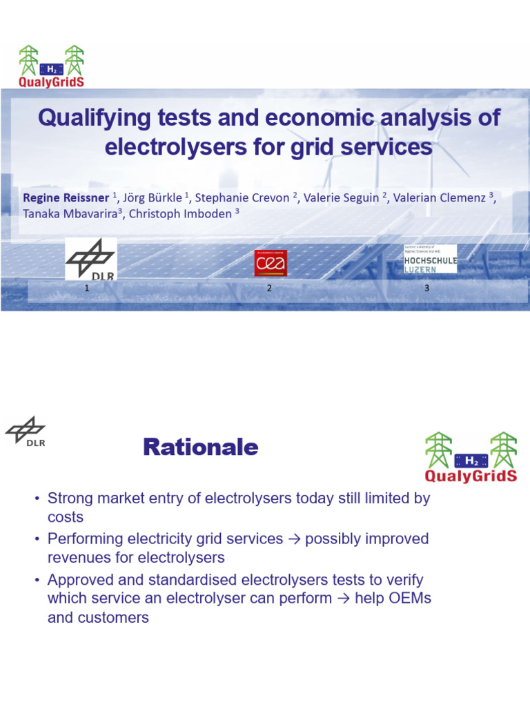Presentation-EDP-WHEC-GreenH2Atlantic | PDF | Power (Physics) | Electricity