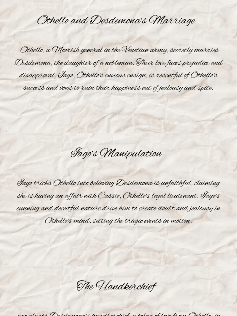 Your Paragraph Text 3 Pdf Othello Iago
