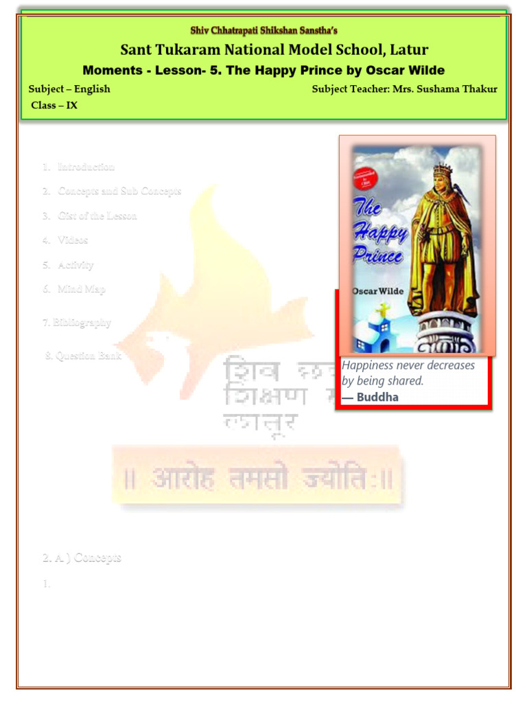QR Moments 5. The Happy Prince | PDF | The Happy Prince And Other Tales ...
