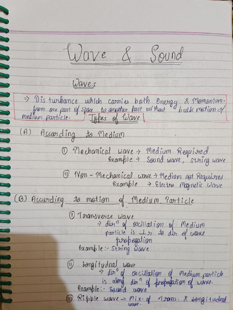 Waves Jee Notes | PDF