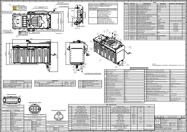 Battery Pack Specifications Overview | PDF | Electrical Engineering ...