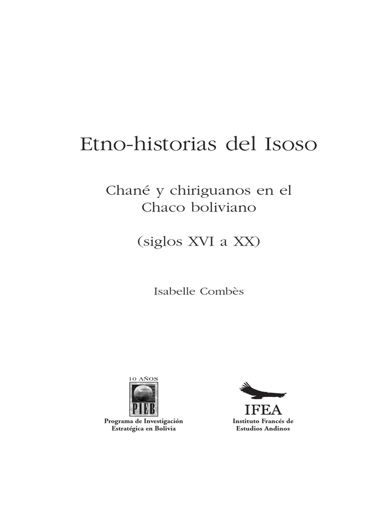 Combes Etnohistoria Del Isoso | PDF