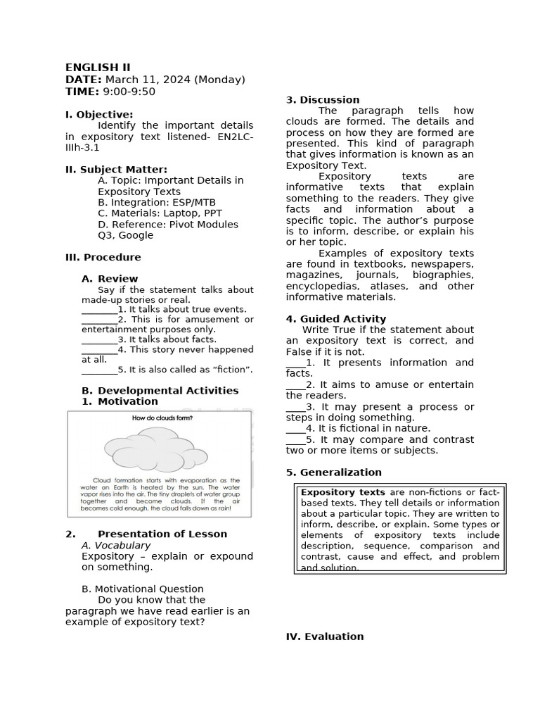 English II q3 w5w6 Lp | PDF