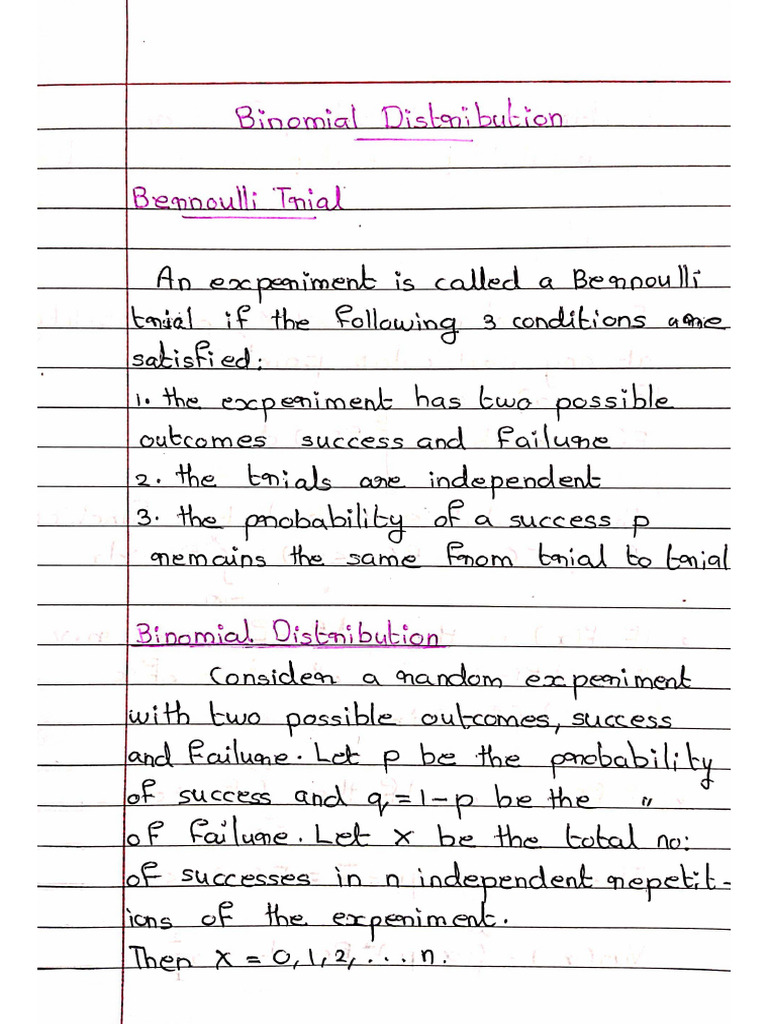 Binomial Distribution | PDF