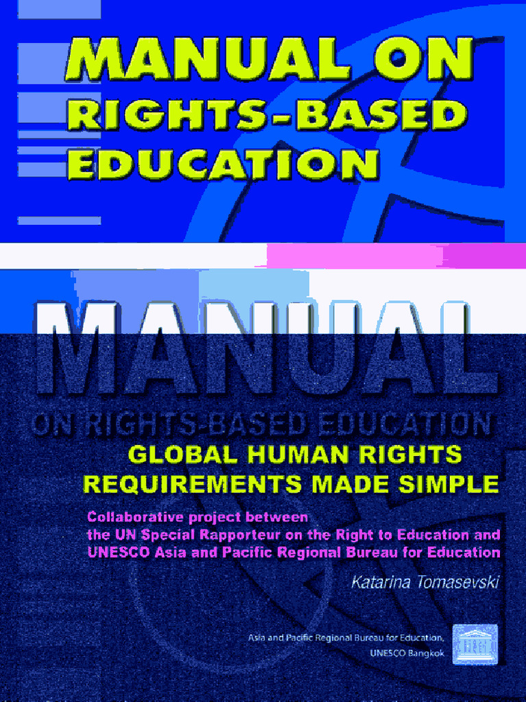 Rights-Based Education Manual | PDF | International Labour Organization ...