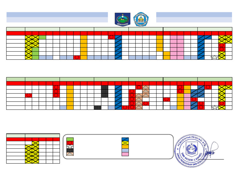 Draft - Kalender Pendidikan Tahun Ajaran 2024-2025 | PDF