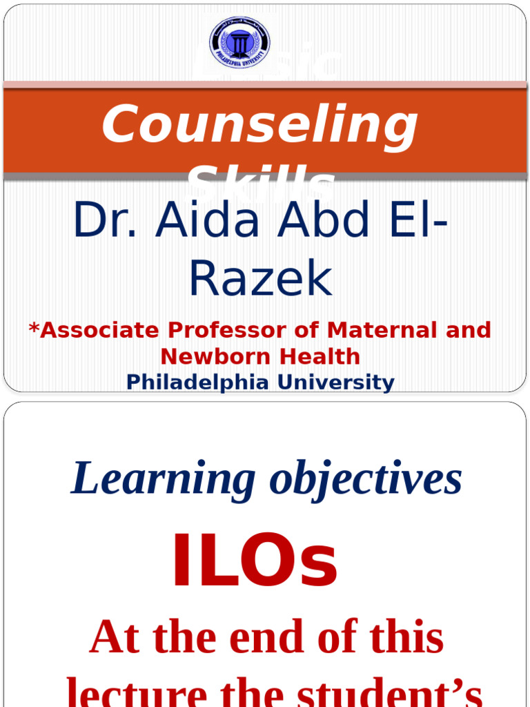 Basic Counseling Skills Overview | PDF | Psychotherapy | Attitude ...