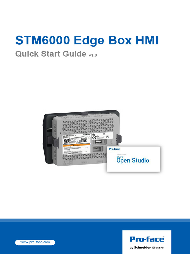 STM6000 Edge Box HMI Quick Start Guide - EN | PDF | Microsoft Windows | Databases