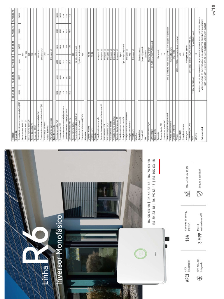 09 - Datasheet Saj 10KW | PDF