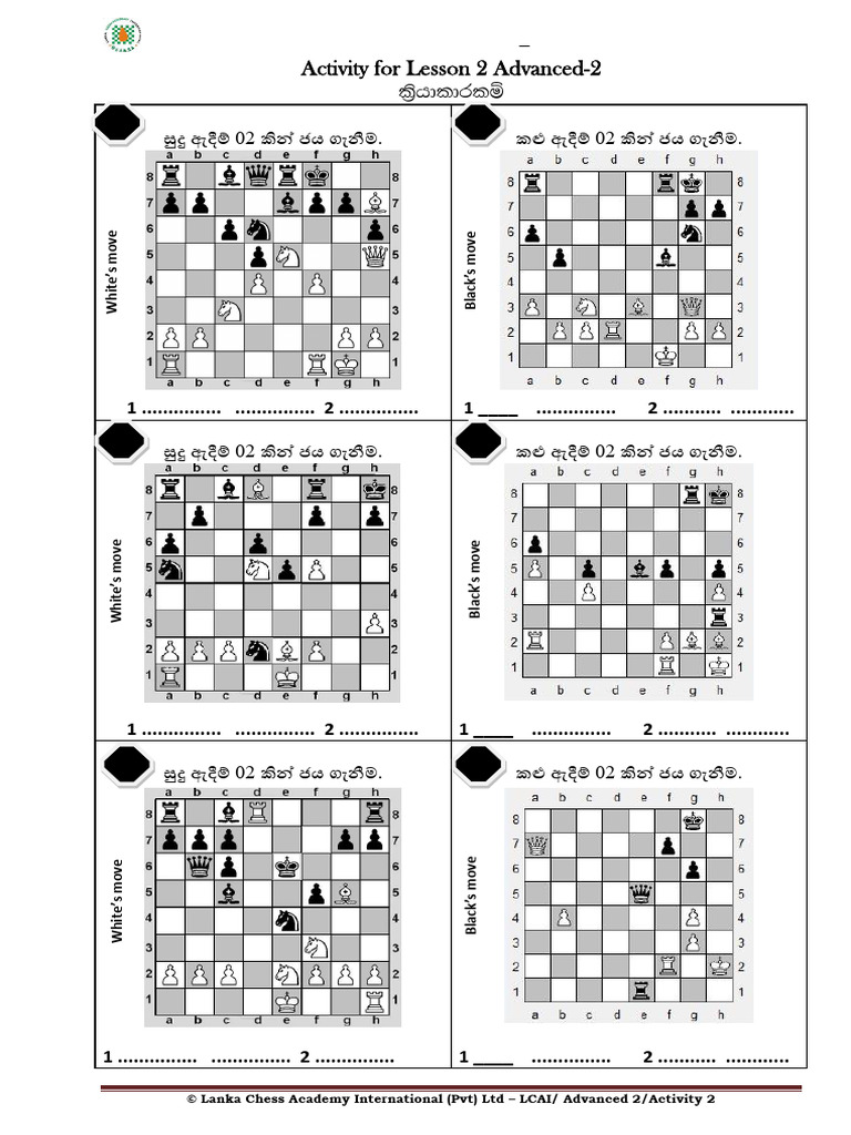 2nd Activity Lesson 2 Advanced 2 LCAI | PDF