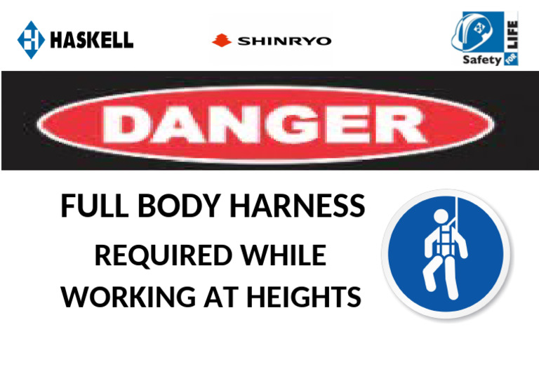 Full Body Harness Required | PDF