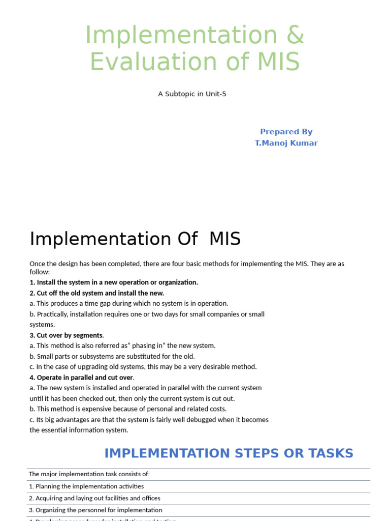 implementationevaluationofmis-220609105224-6770bb7b | PDF | Accuracy ...